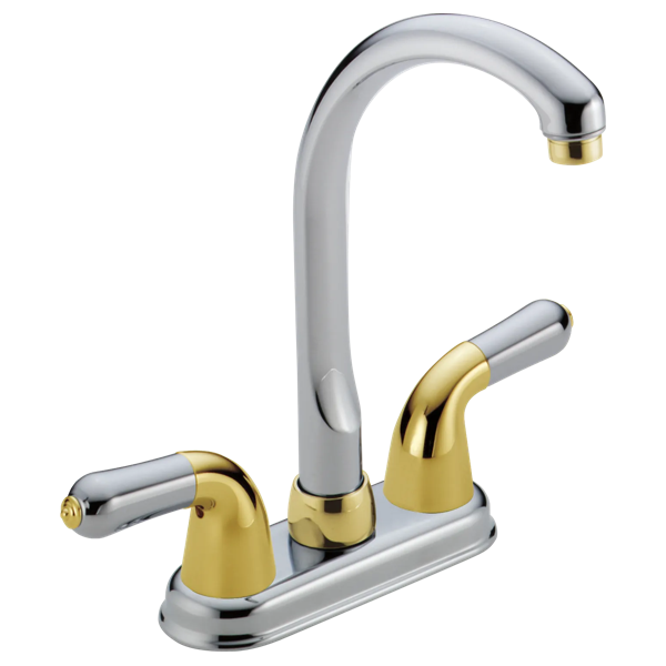 Two Handle Bar/Prep Faucet 2190-CBLHP--H24PB--A24 | Delta Faucet