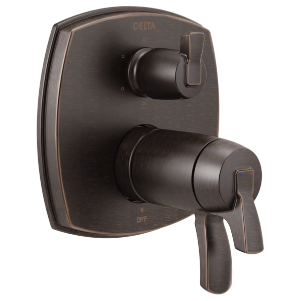 17 Thermostatic Integrated Diverter Trim with Six Function Diverter ...