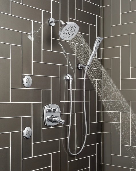 17 Series Integrated Diverter Trim with Six Function Diverter Less ...